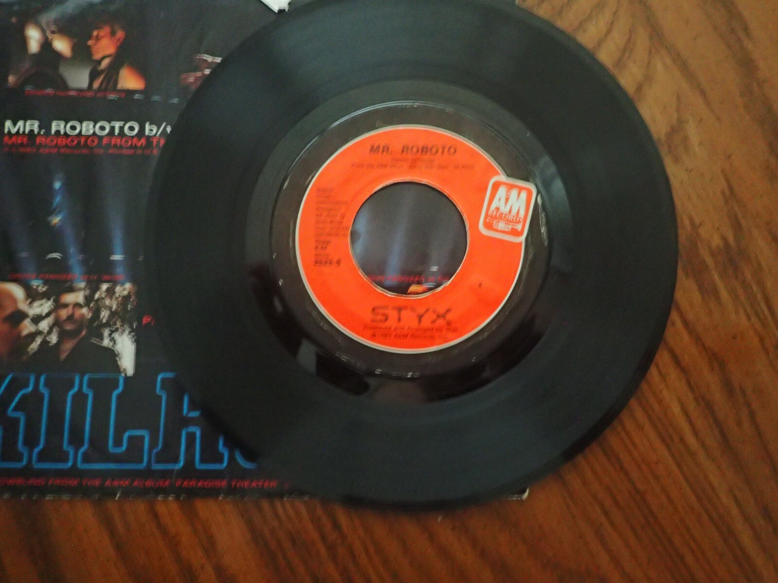 Rock Picture Sleeve 45 Kilroy Was Here - Mr.Roboto / Snowblind On Styx ...