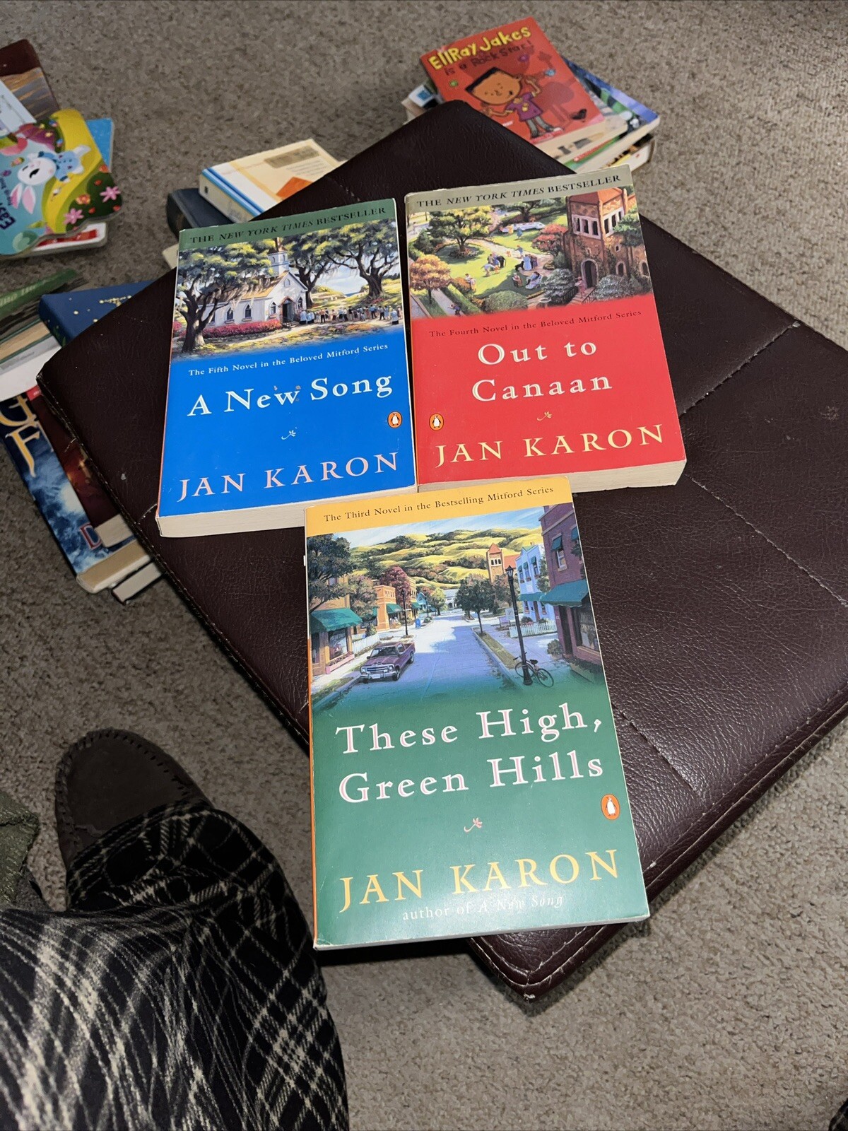 Lot of 3 Mitford Series Books Jan Karon Out To Canaan, These High ...