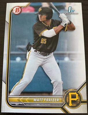 2022 BOWMAN MATT FRAZIER PITTSBURGH PIRATES PROSPECT #BP-91 1ST BOWMAN ...