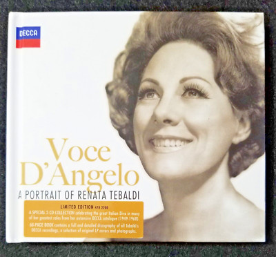 Voce D'Angelo: A Portrait of Renata Tebaldi - CD - Limited Edition ...