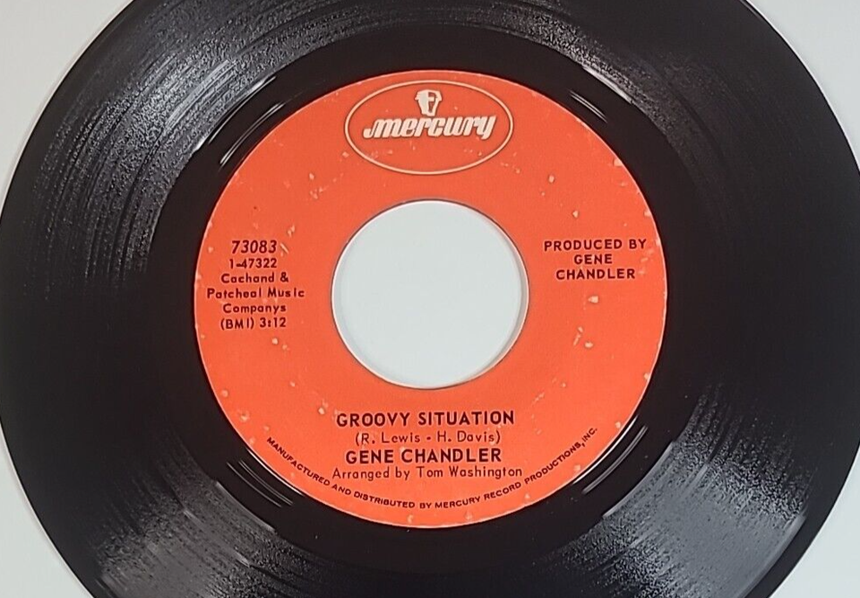 1970 Gene Chandler Vtg 45 Vinyl Groovy Situation & Not The Marrying ...