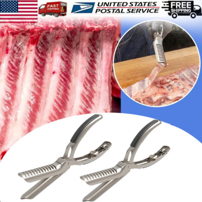 1/2PCS Stainless Steel Rib Membrane Remover Tool Kit, for Easy Membrane ...