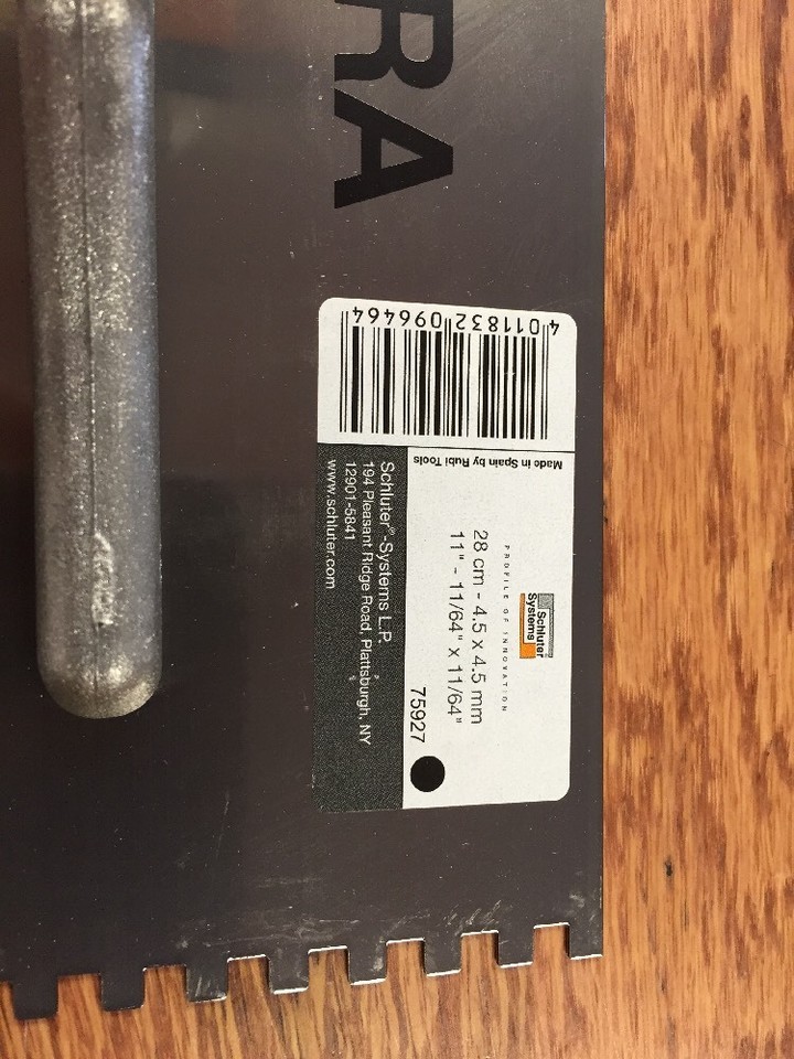 Schluter DITRA Flooring Trowel | eBay