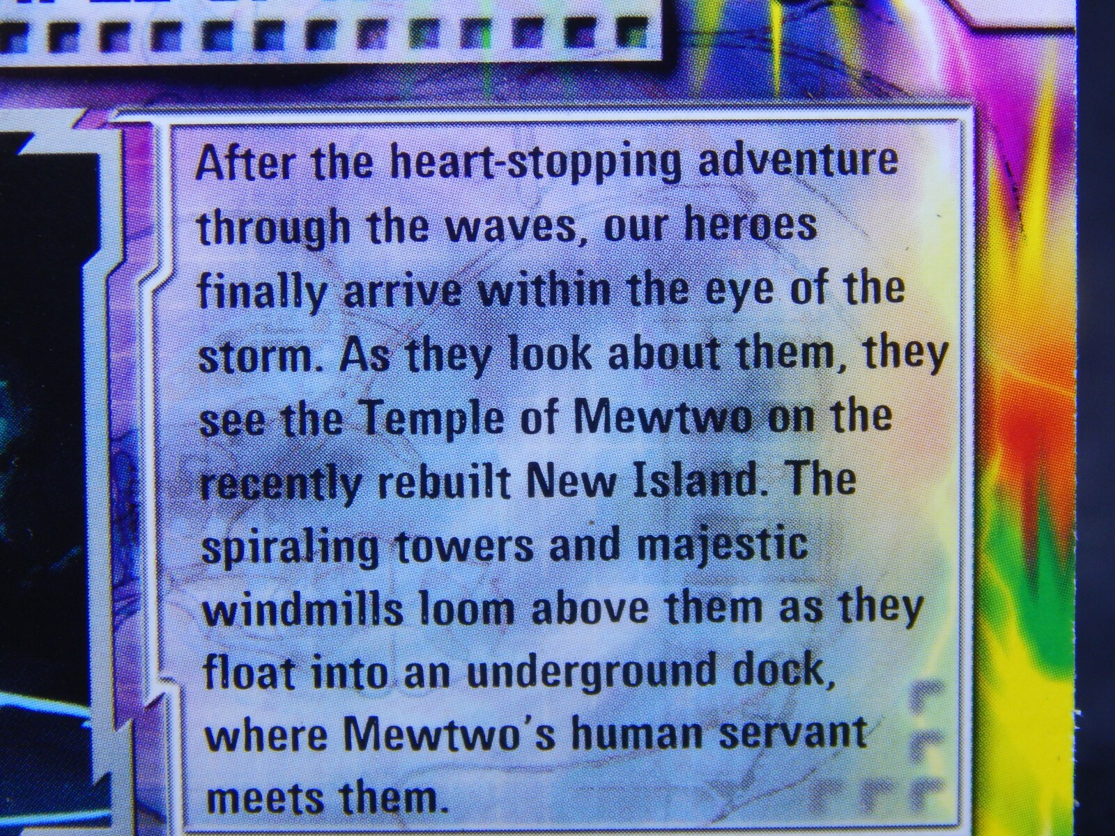Topps Pokemon Mewtwo Strikes Back "Temple of Mewtwo" Movie Holo Card ...