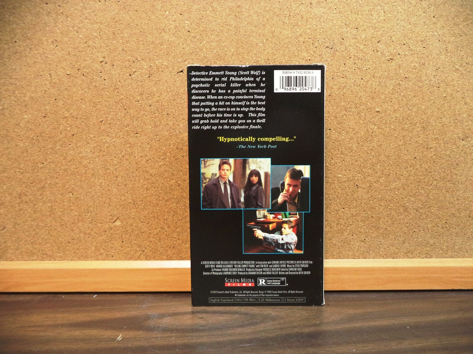 Killing Emmett Young (VHS 2002) Scott Wolf, Tim Roth, Gabriel Byrne ...