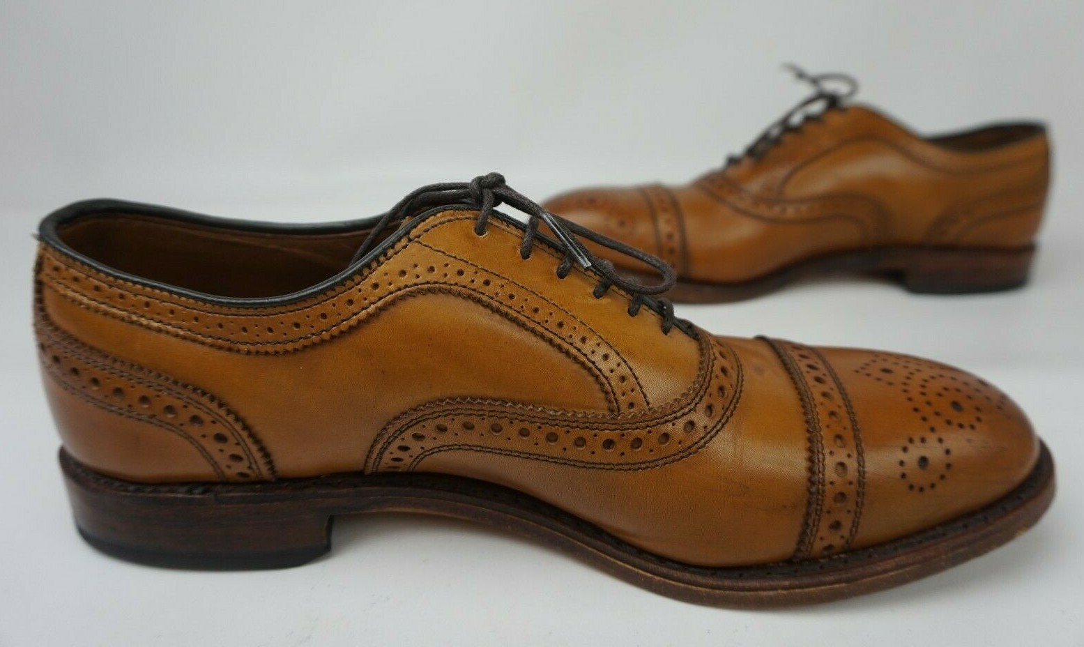 Allen Edmonds Strand Cap Toe Oxford Walnut Brown Leat… - Gem