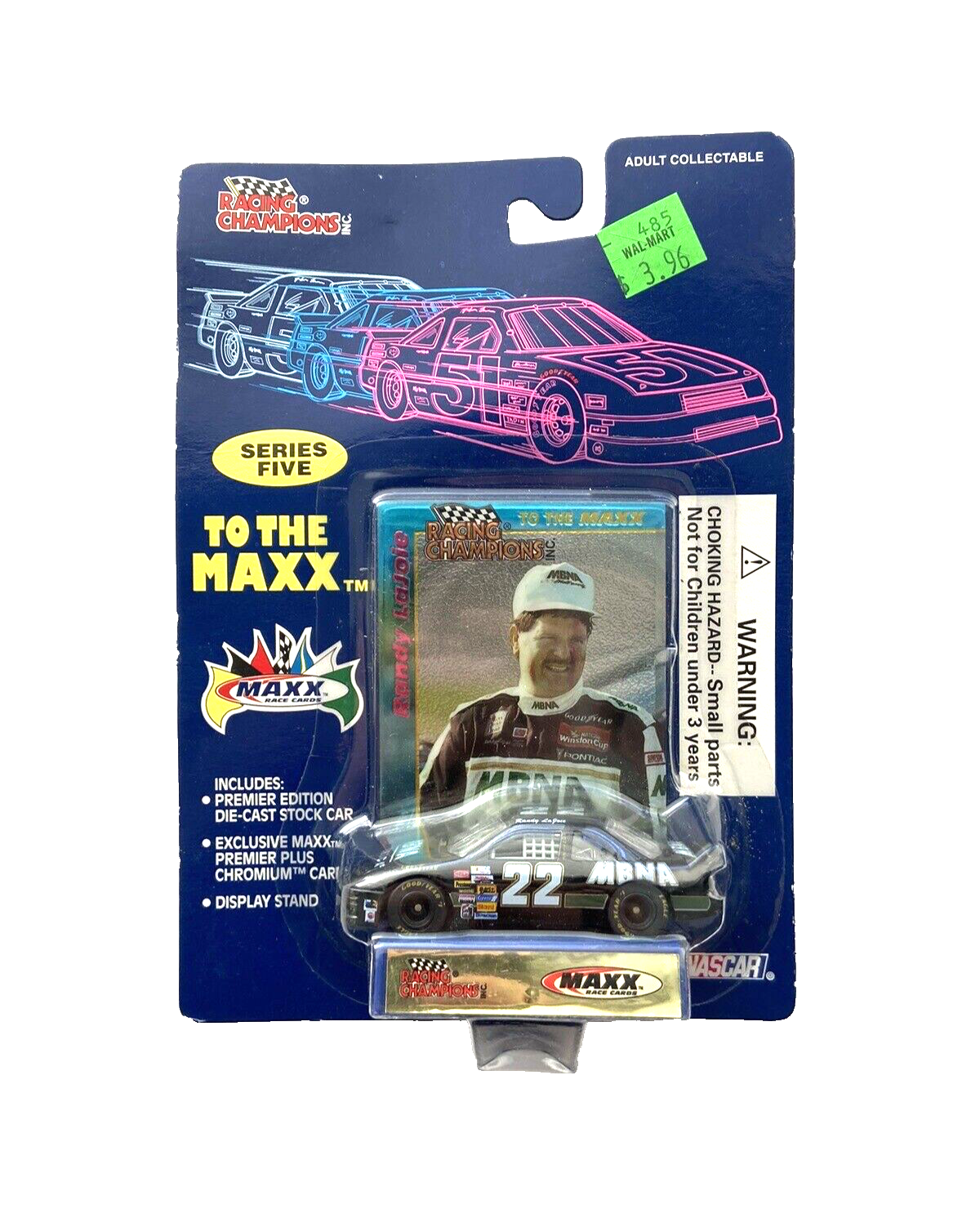 1995 Racing Champions To the Maxx | Randy Lajoie #22 MBNA 1:64 Diecast ...
