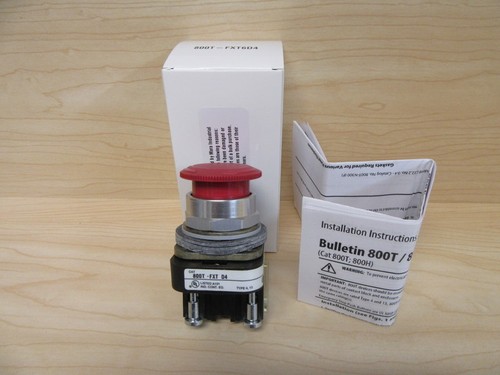 Allen Bradley 800T-FXT6D4 Red Push Button 800TFXT6D4 | eBay