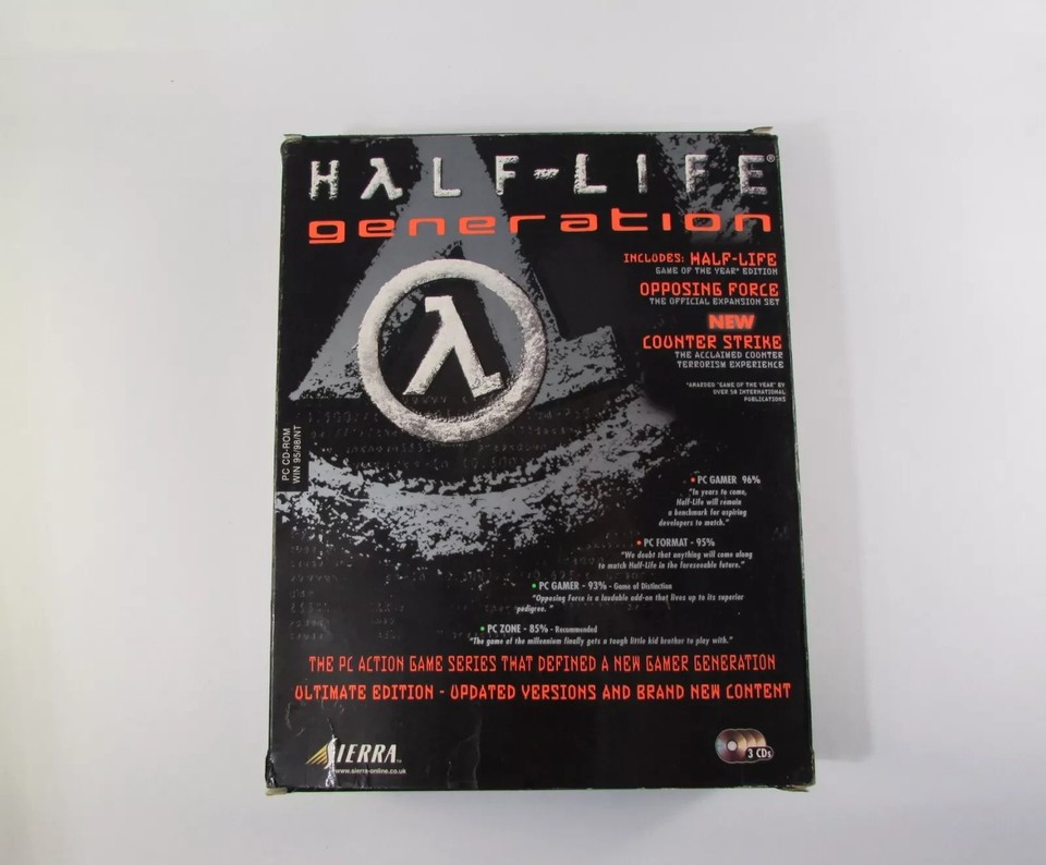 Half-Life Generation (PC, 2000) Counter Strike Edition Complete Rare ...