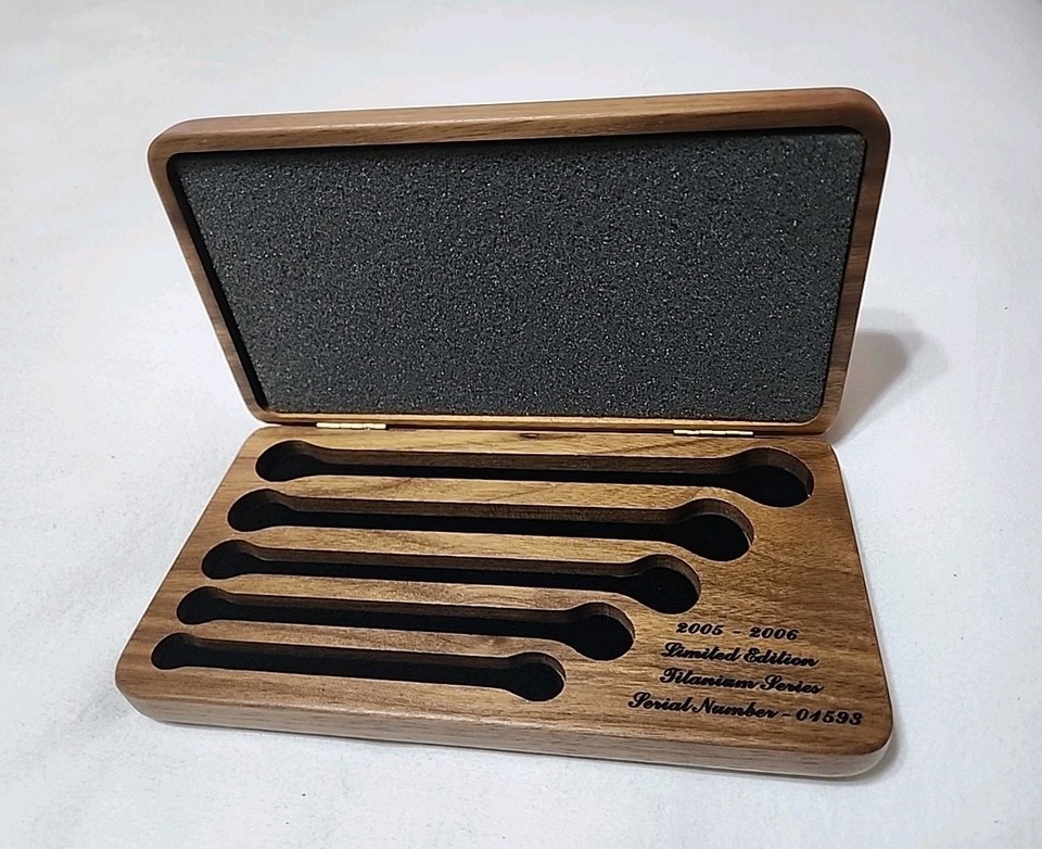 Craftsman Limited Edition Titanium Wrench Set Wooden Case *case Only ...