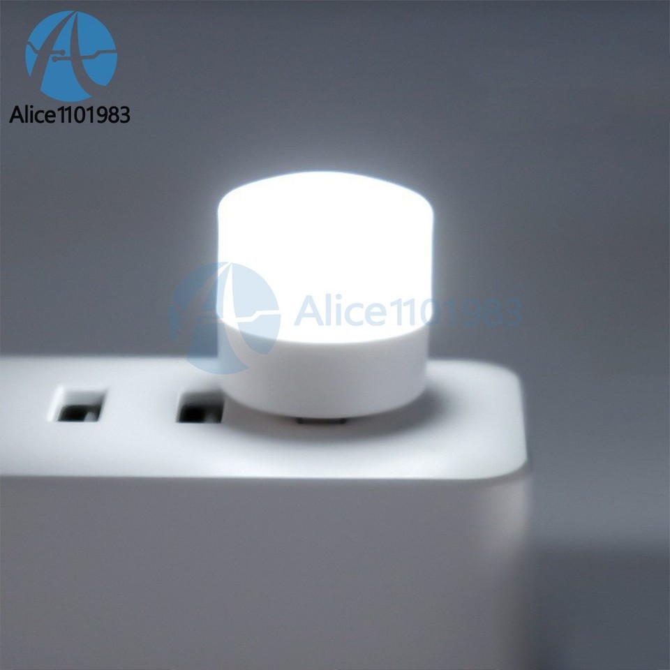 1Pcs Mini USB Plug-in LED Night Light Portable Night Lamp Bedroom Decor ...