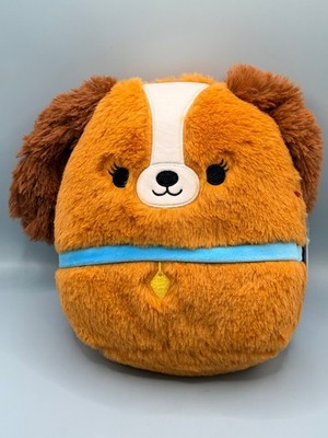 Disney Lady FuzzAMallows Squishmallow Plush Dog Puppy 8" Stuffed Animal ...
