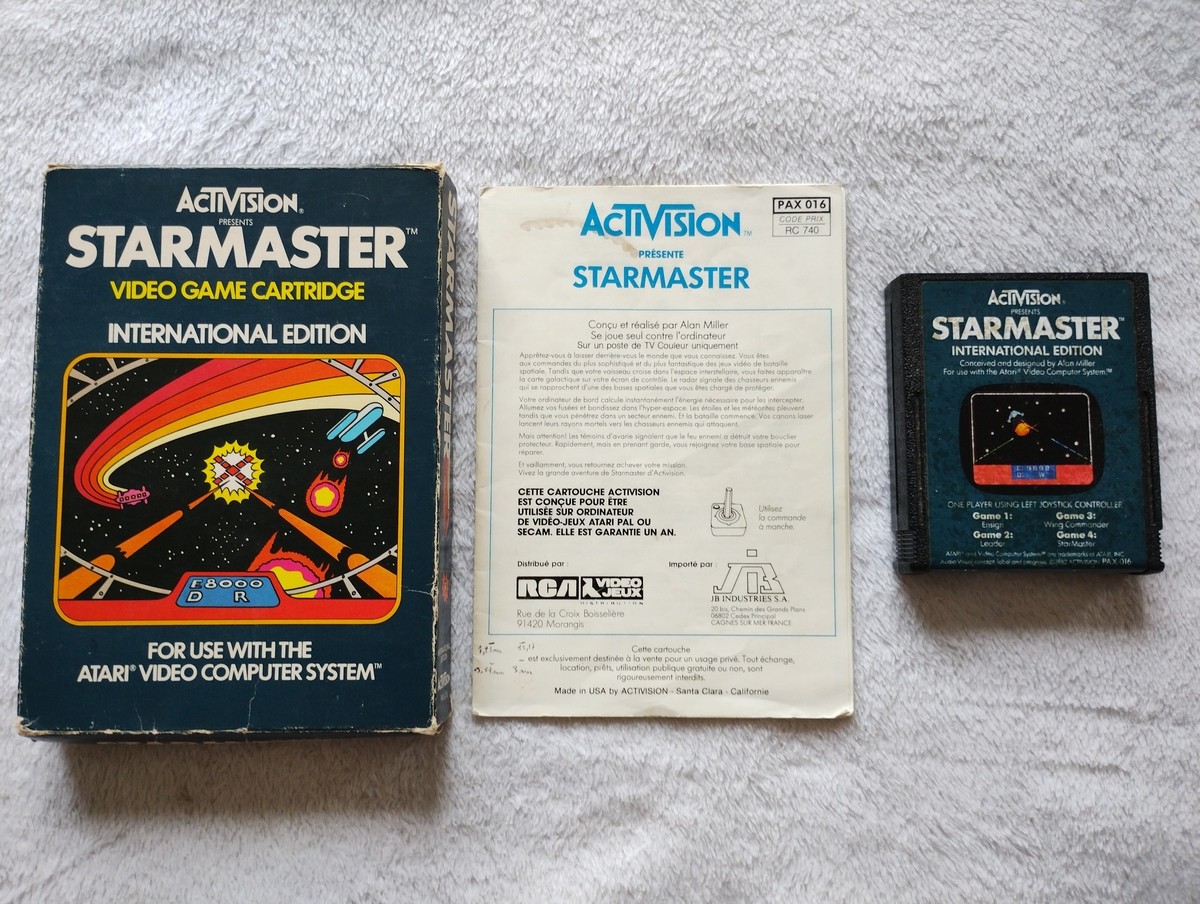 Starmaster Atari 2600 - Prix - Photo - Présentation