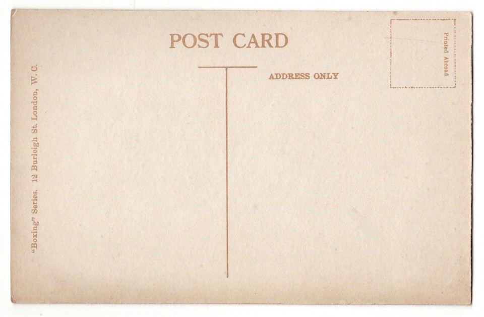 Boxing Series Photograph Postcard BILL BENYON BANTAM-WEIGHT CHAMPION OF ...