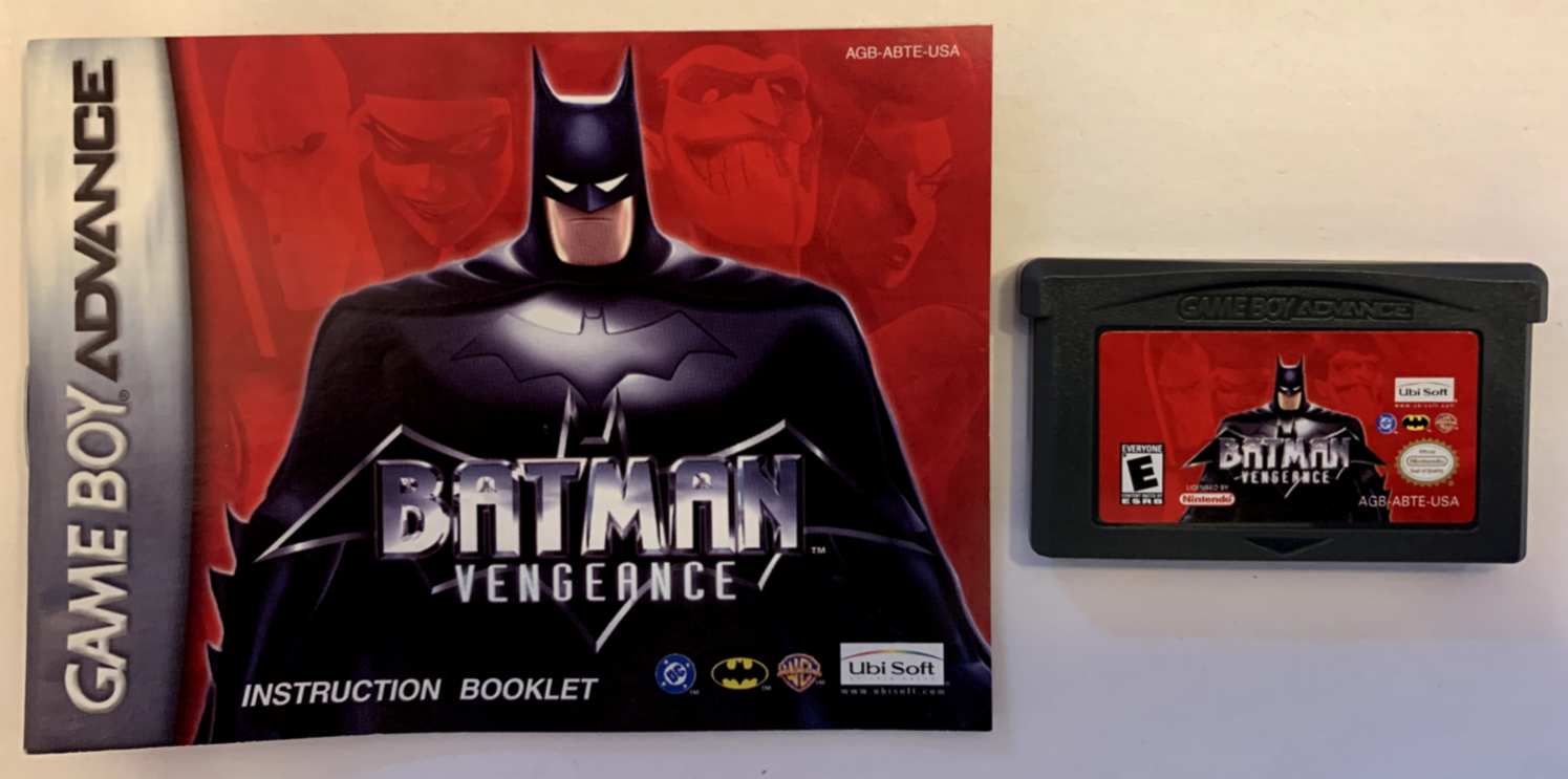 Batman Vengeance - Gameboy Advance - GBA + Manual - BOTH NEAR MINT ...