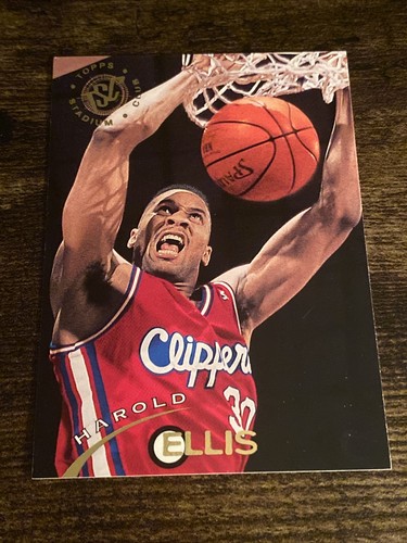 1994-95 Stadium Club Basketball Harold Ellis Los Angeles Clippers #241 ...
