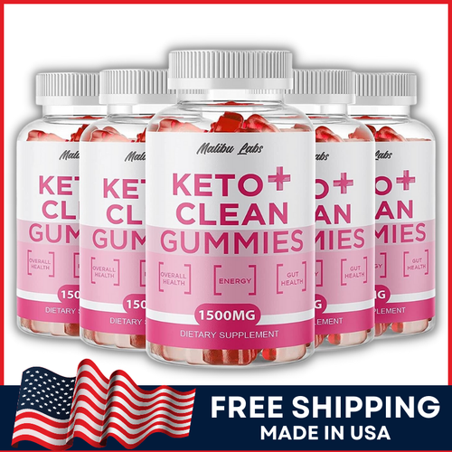 Keto Clean ACV Gummies 1500mg Weight Loss 150 Day Supplement 5-Pack | eBay