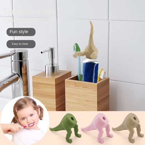 Toothpaste Dispenser Toothpaste Topper Dinosaur Butt Toothpaste Cap ...