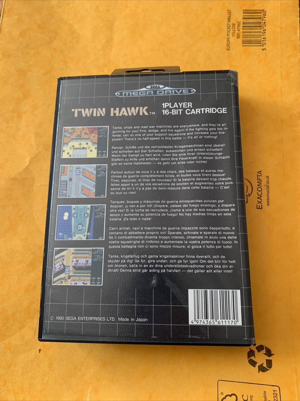 Twin+Hawk+SEGA+Mega+Drive+Game+Complete+With+Manual for sale online | eBay