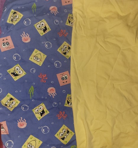 SpongeBob Crib Sheet & Yellow Bassinet Sheet | eBay