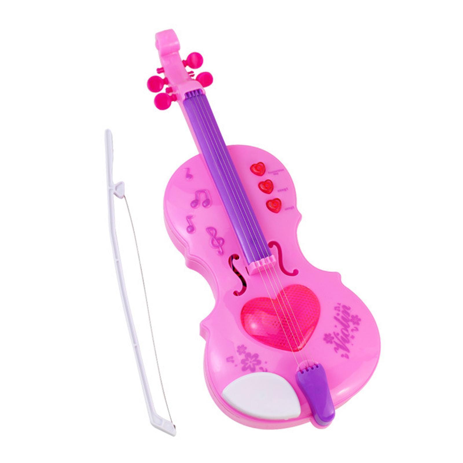 Kids Violin Toy Electric Early Educational with Music Sounds and ...