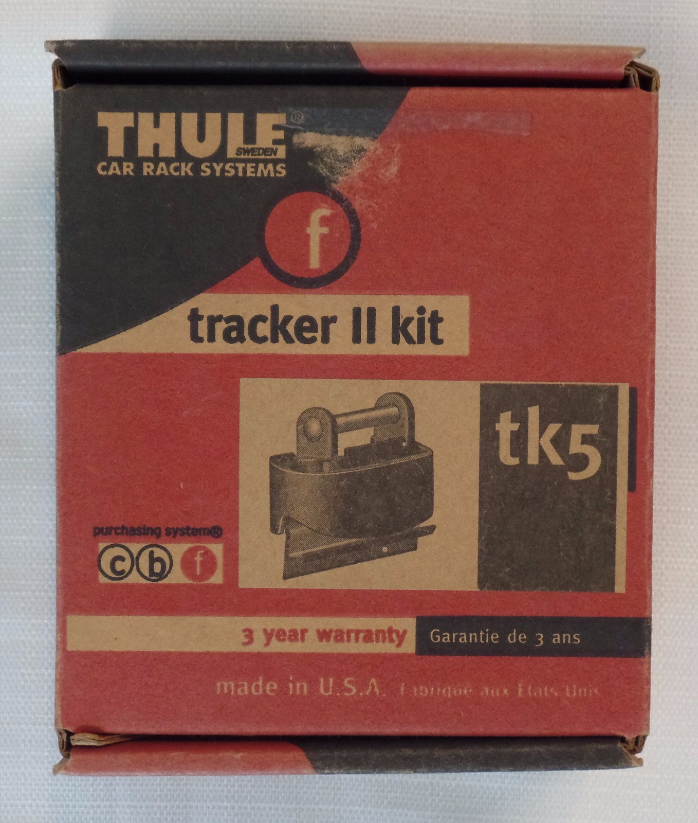 THULE TK5 Tracker II Kit Attaches to OEM Factory Rack Tracks on ...