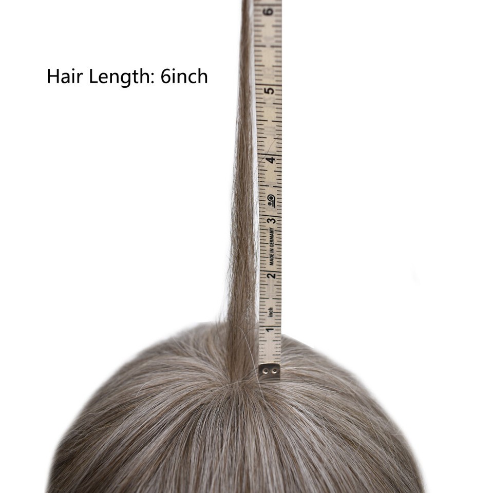 Mens Hair Replacement System All Poly Skin Men Toupee Hairpieces Human ...