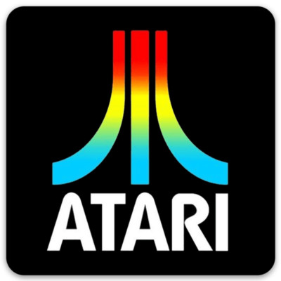 Atari Gaming Color Display Logo Type MAGNET | eBay