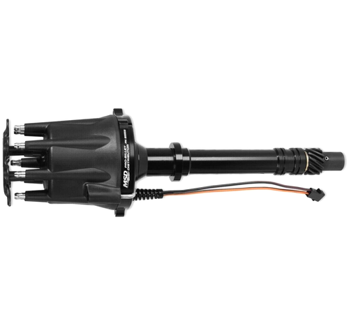 MSD SBC BBC Pro Billet Aluminum Black Distributor Small and Big Block ...