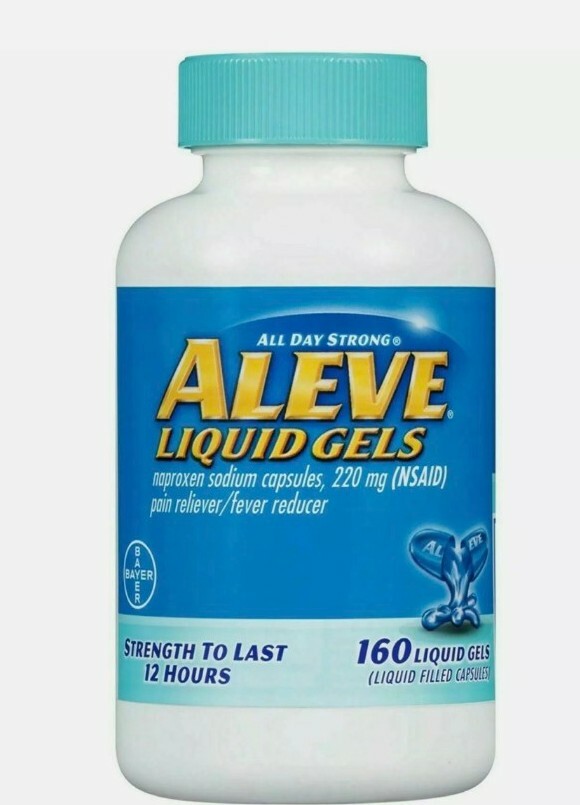 Aleve Liquid Gels Naproxen Sodium 160 Capsules 160 325866527820| eBay