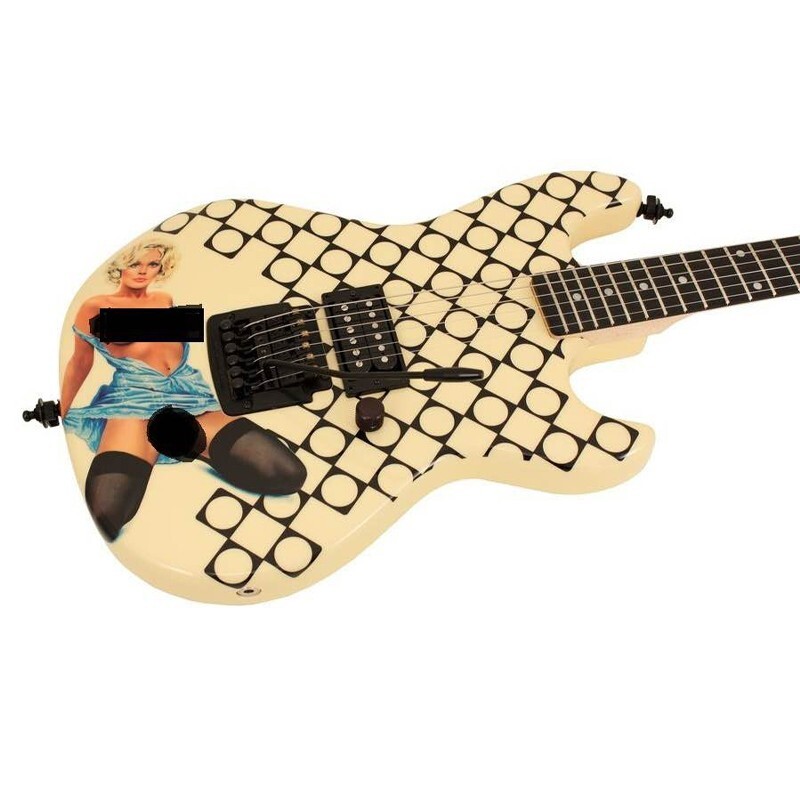 Ginbest Electric guitar Jerry Cantrell – 1984 G&L Rampage “Blue Dress ...