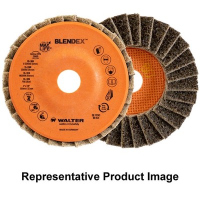 Walter 15I458 4-1/2x7/8 Blendex Flap Disc Eco-Trim Back 80 Grit Coarse ...