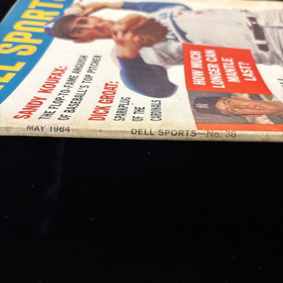 May 1964 Dell Sports Magazine Sandy Koufax Cover | eBay