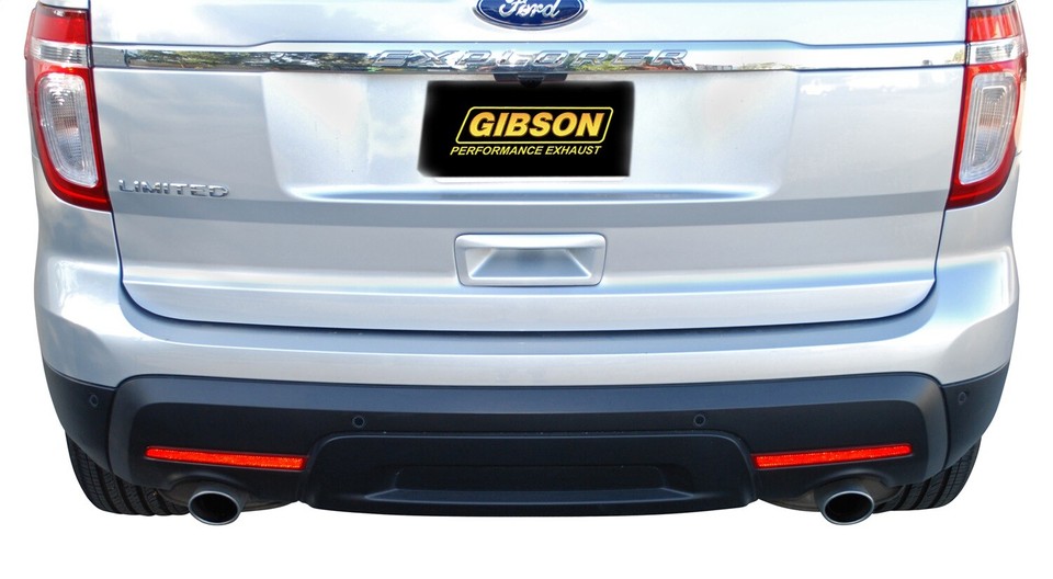 Gibson Split Rear Axle-Back Exhaust System Stainless 619693 | eBay