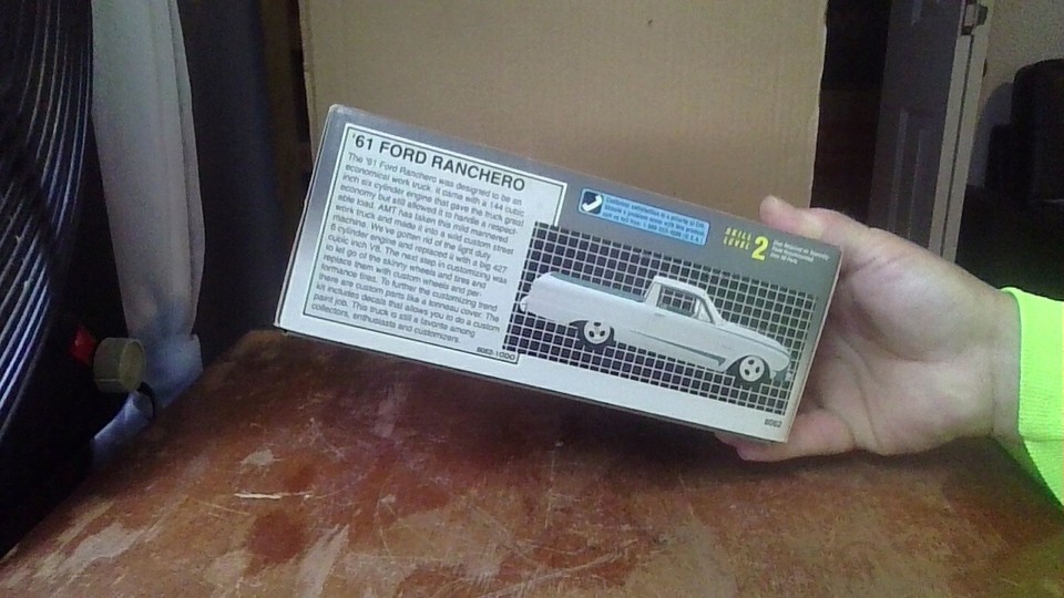 amt model car 1961 ranchero open box complete not started new new new ...
