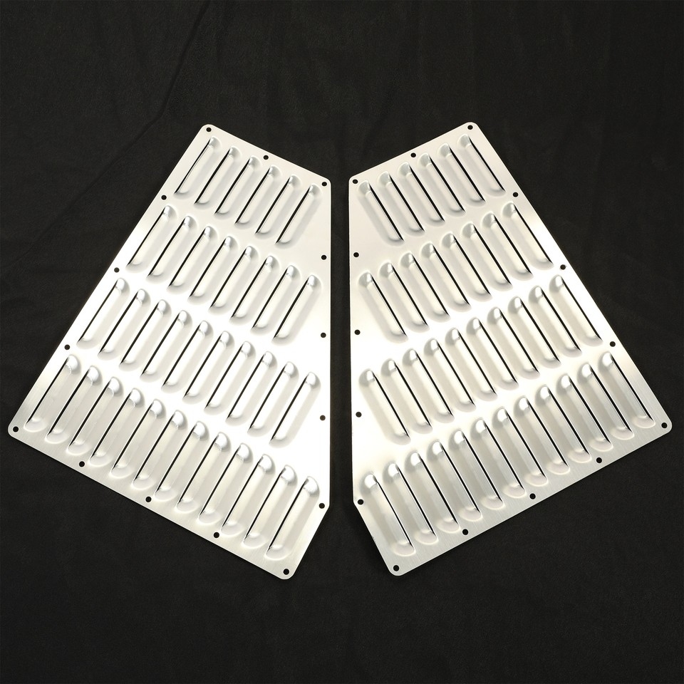 2PCS Louver Aluminum Hood Bolt On Vent Panels Kit For Jeep XJ Cherokee ...