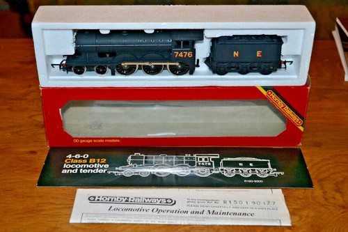 Boxed OO Gauge HORNBY R150 4-6-0 Class B12 Locomotive and Tender 7476 ...