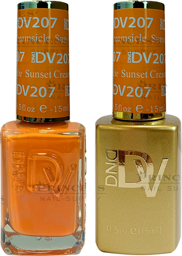 DND DUO DIVA GEL & LACQUER #207 - Sunset Creamsicle | eBay