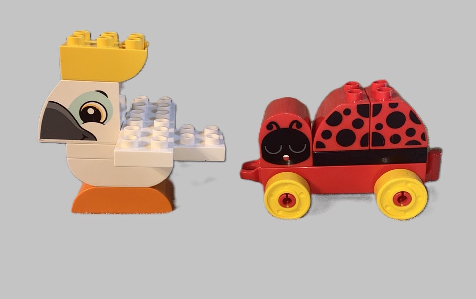 LEGO DUPLO My First Animal Brick Box (10863) w/bonus ladybug car and ...