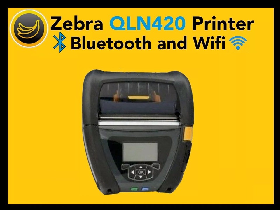 Zebra QLn420 Wireless Thermal Label Printer, WiFi/Bluetooth, QN4 ...