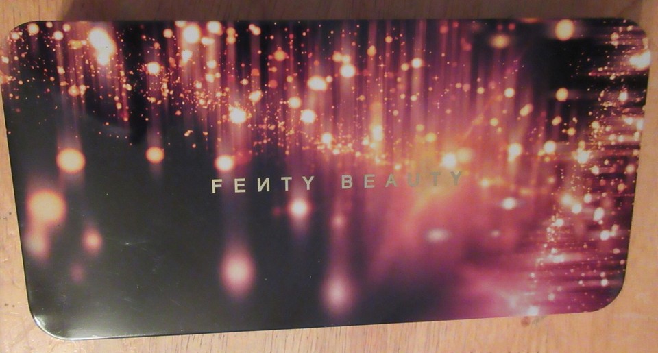 FENTY BEAUTY by Rihanna Tin Box with Lid EMPTY Gift Box 7.5" x 1.5" NEW ...