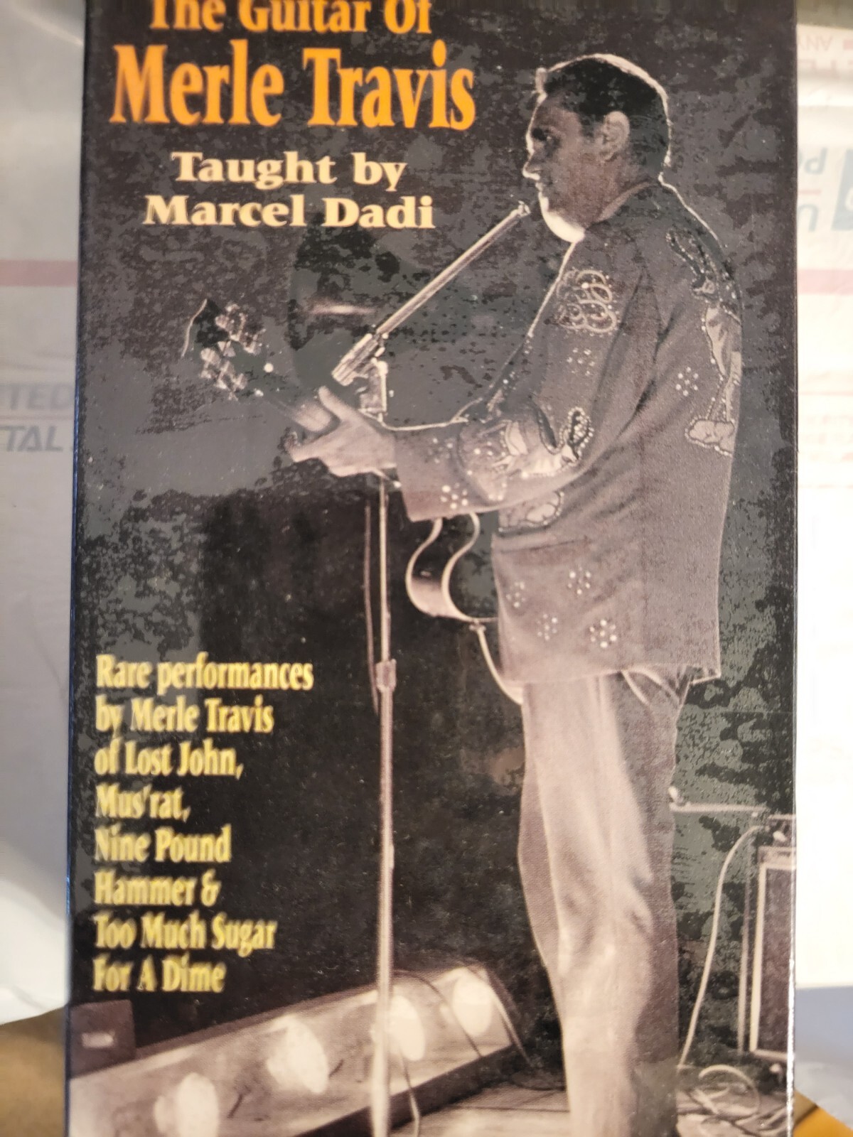 The Guitar Of Merle Travis - Taught by Marcel Dadi - VHS Tape - STILL ...