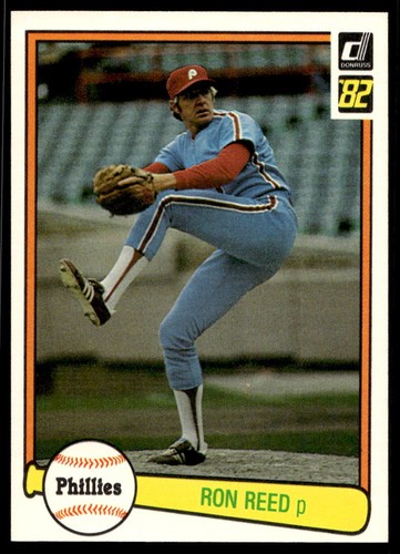 1982 Donruss 399 Ron Reed Philadelphia Phillies Baseball Card | eBay