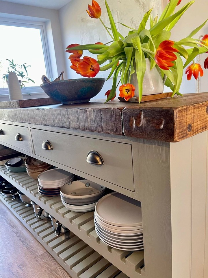 Butcher Block Kitchen Island Breakfast Bar Made to Order 12 week lead ...
