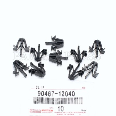 NEW OEM GENUINE TOYOTA 4RUNNER TACOMA PICKUP GRILLE CLIPS SET OF 10 ...