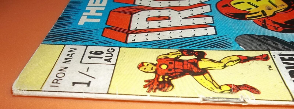 IRON MAN 16 UK VARIANT 1969 Marvel Comics Nick Fury Unicorn George ...