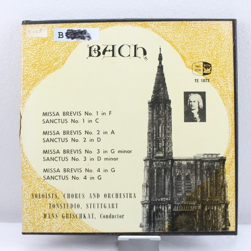 Johann Sebastian Bach Period Thrift Edition Vinyl Record 3 x LP Box VG+ ...
