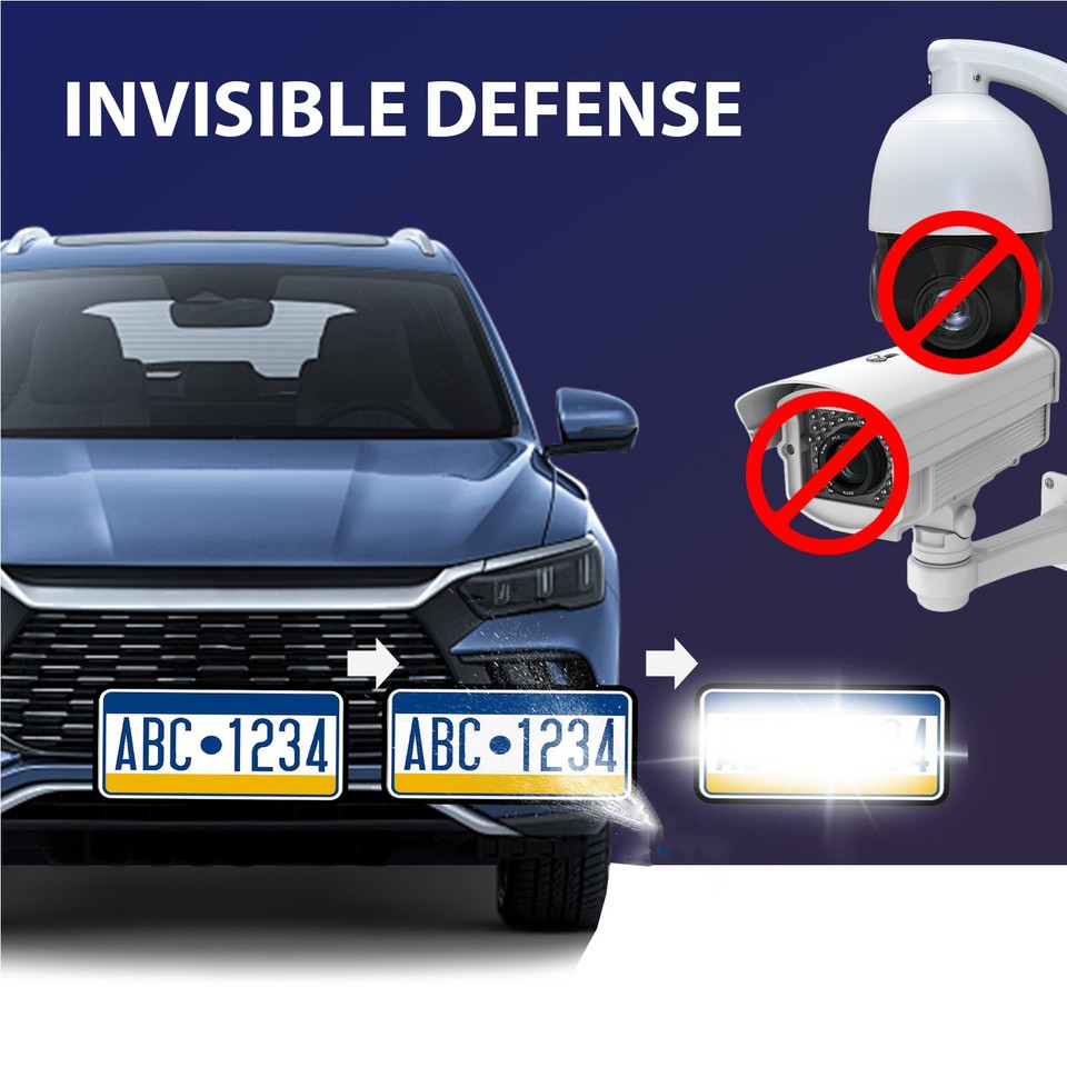 Invisible Plate Defender Licence Plate Invisible Defender Spray 30ml | eBay