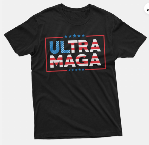 ULTRA MAGA Trump 2024 Conservative Republican Party Mens T-shirt GreNEW ...