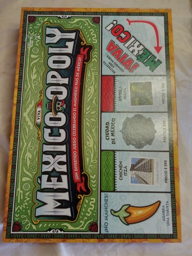 Mexico Opoly Monopoly set in Mexico Mexicoopoly Board Game Toy Late for ...